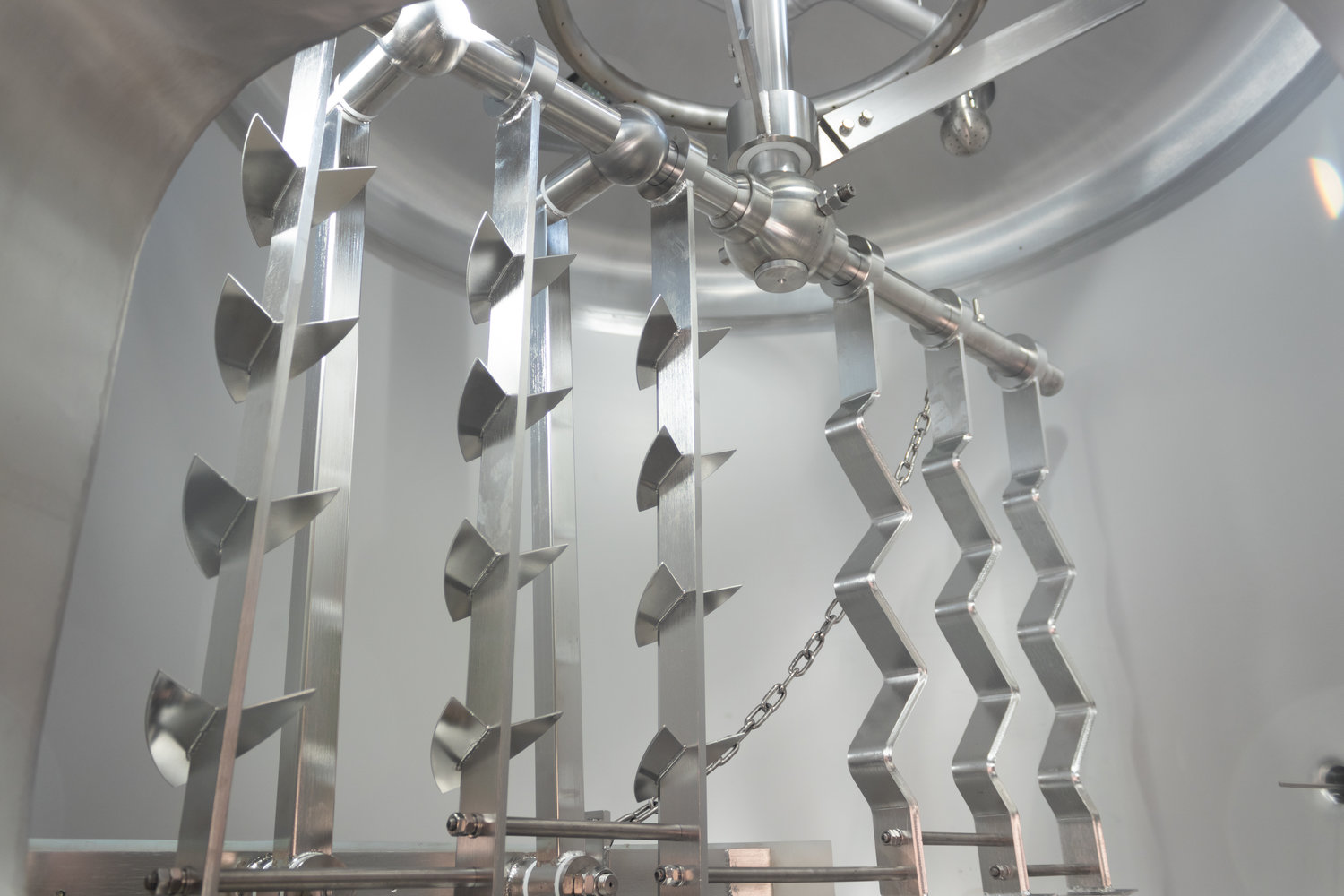 1000L Steam heated automatic 2 vessels conical beer brewhouse mashing ...