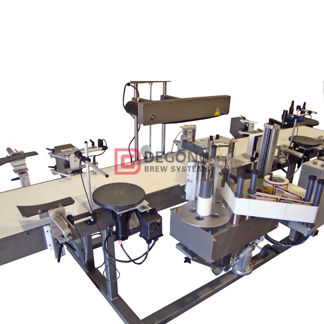 Automatic Bottle labeling machine round and Irregular beer bottle ...