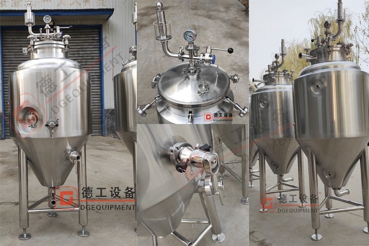 100L 200L 300L small scale fermentation tank stainless steel approved ...