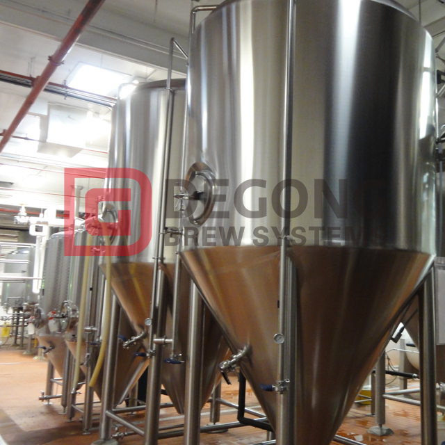 Beer Fermentation Process Brewery Fermenting Vessel 1000L 2000L Size in ...