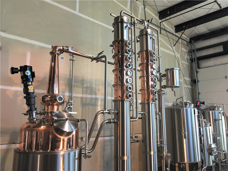 1000L Copper Pot Stills Commercial Distillation Equipment Copper ...