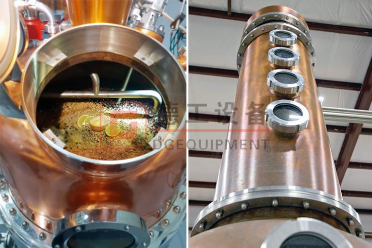 Commercial Copper Distillery Copper still Column Rectification Column ...