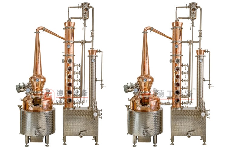 300L, 500L, 1000L Vodka/Brandy/Whiskey Copper High Concentration ...