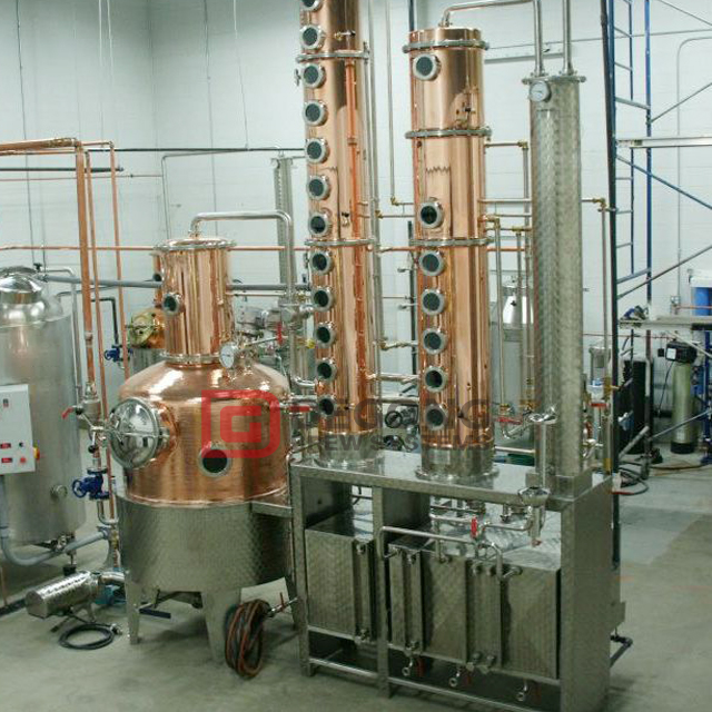 500L Distilling Equipment Copper Distillation Equipment Vodka ...