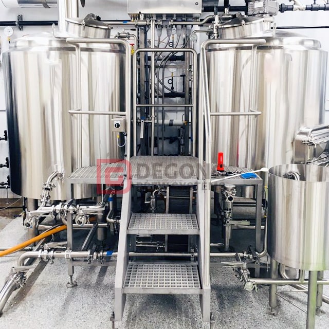 Beer Production Line Craft Beer Brewing Machine with Chiller Malt ...