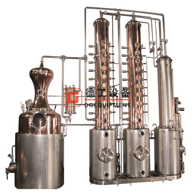 1000L Whiskey brandy gin micro distillery equipment Alcohol Copper ...
